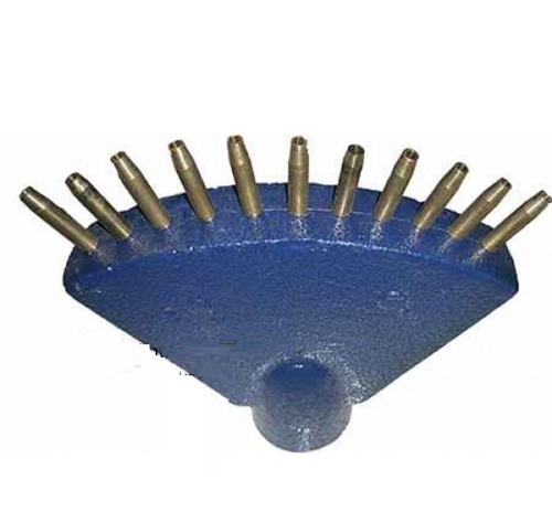 2 inch aluminum claw nozzle (finger nozzle, peacock tail nozzle)